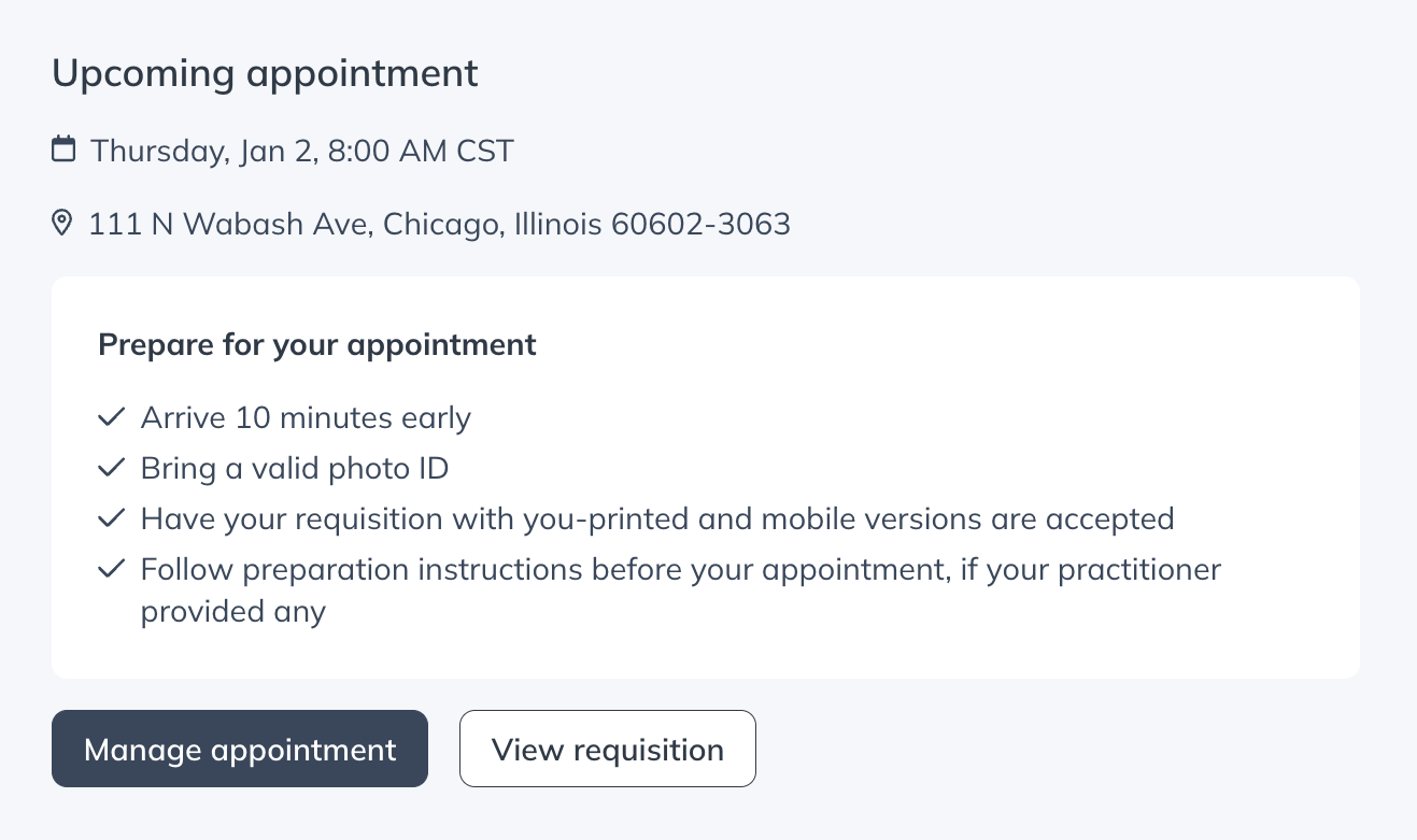 Quest Diagnostics experience - Fullscript Support Center